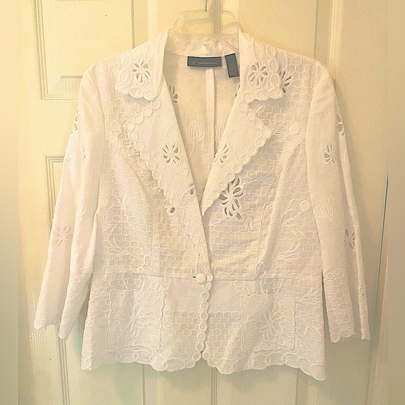 INC International Concepts | Jackets & Coats | Inc White Lace Blazer ...